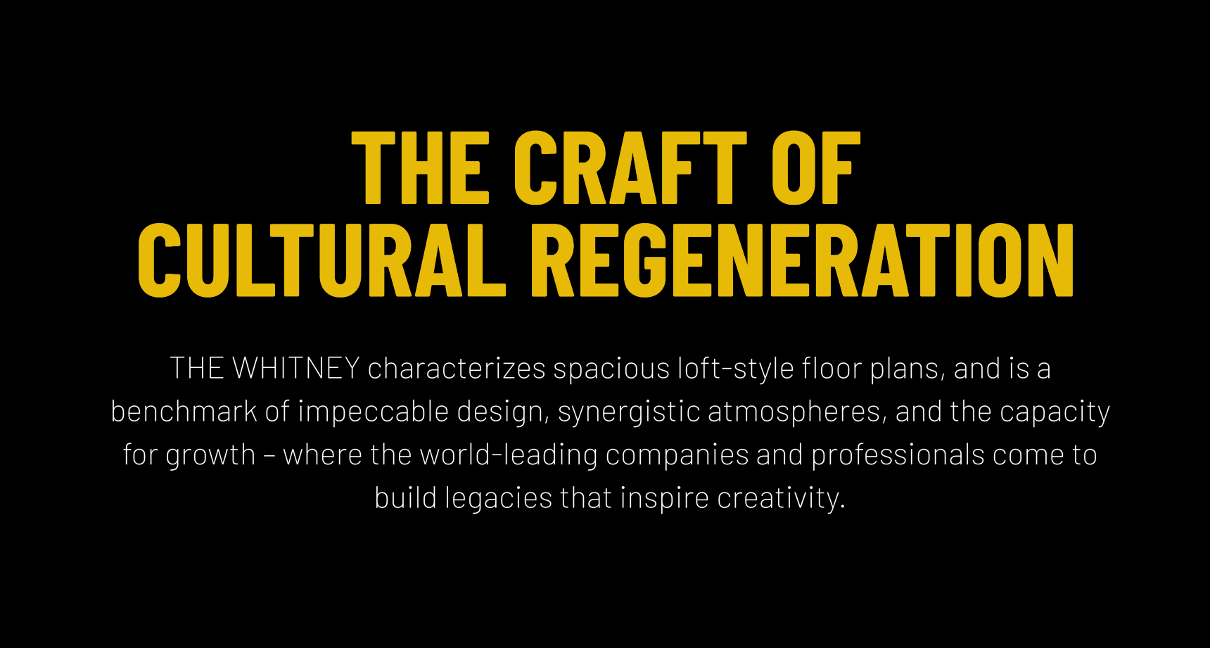 The Whitney | BaseCreate